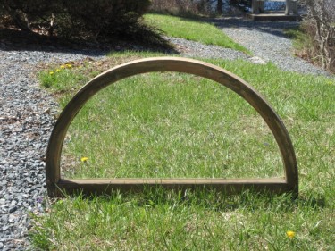 Architectural Antiquities - 361. Half round window sash, 22 1/2" x 39 3 ...