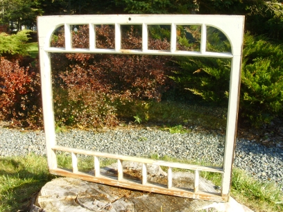 Architectural Antiquities - 172. Unique Queen Anne window sash, 36 1/8 ...