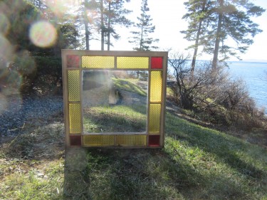 Architectural Antiquities - 375. Pressed stained glass window, [1 ...