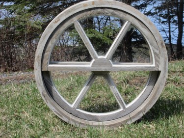 Architectural Antiquities - 360. Rustic split circular sash; with ...