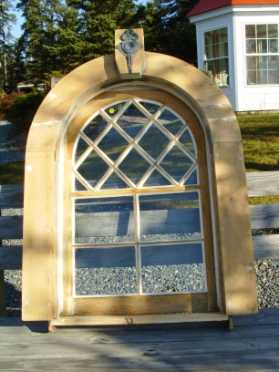 Architectural Antiquities - 82. Circle top, lunette style window, 30" x ...