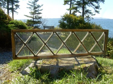 Architectural Antiquities - 249. Diamond paned sidelite/transom sash ...