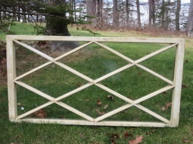 Architectural Antiquities - 256. Diamond multi-lite window, 25 1/4 "x ...